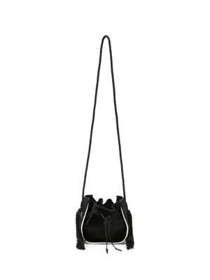 FORTE_FORTE My Pepita Leather Bucket Bag - Multicolor