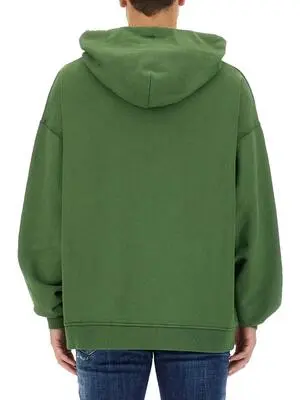 Dsquared2 Oversized Cotton Sweatshirt With Logo