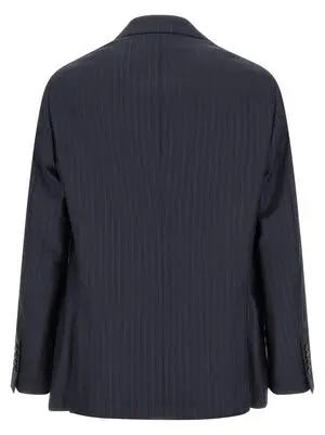 Brunello Cucinelli Pinstripe Batavia Blazer