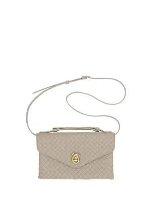 Bottega Veneta Knot Lock Shoulder Bag - Cream
