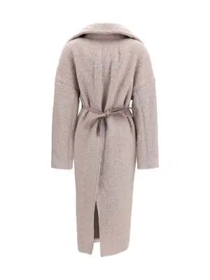 Rick Owens Dracucollar Belted Coat