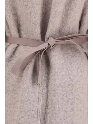 Rick Owens Dracucollar Belted Coat