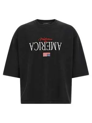 WILLY CHAVARRIA Welcome To America- Buffalo' T-shirt - Black