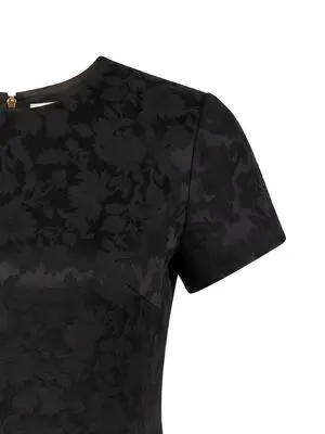 Saint Laurent Jacquard Mini Dress