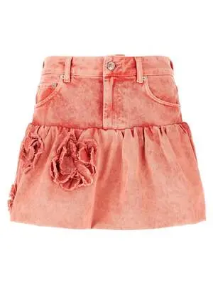 GANNI Denim Miniskirt