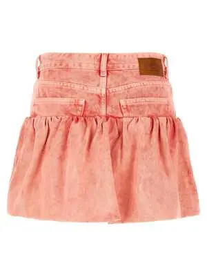 GANNI Denim Miniskirt