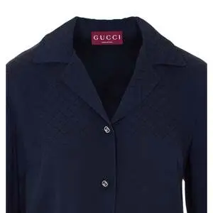 Gucci Jacquard Silk Shirt