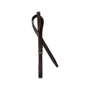 Prada Slim Leather Belt - Brown