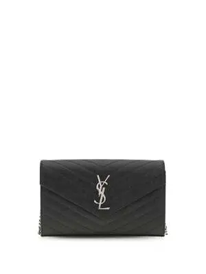 Saint Laurent Chain Wallet - Black
