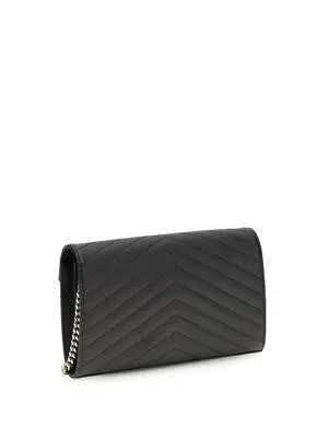 Saint Laurent Chain Wallet - Black