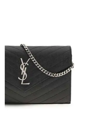 Saint Laurent Chain Wallet - Black