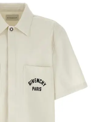 Givenchy Logo Embroidery Shirt