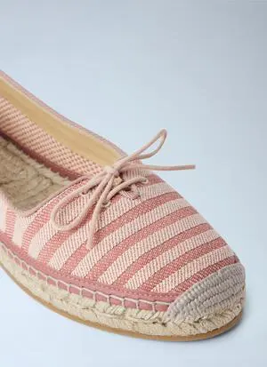 Chloé Isla Striped Canvas Espadrilles