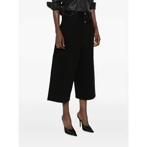 Attico Denim Cropped Jeans