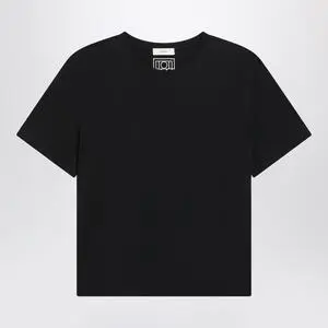 TOTEME Classic T-shirt In Organic Cotton Jersey - Black