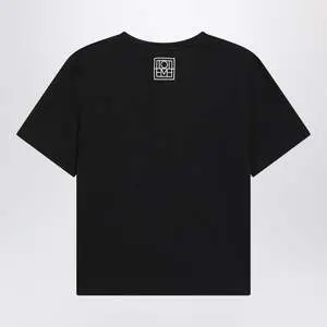 TOTEME Organic Cotton T-shirt - Black