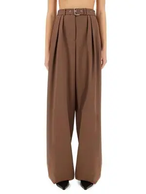 Dries Van Noten Wide-leg Pants With Belt