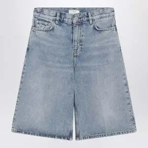 TOTEME True Vintage Denim Bermuda Shorts - Blue