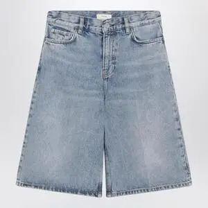 TOTEME Denim Bermuda Shorts - Blue
