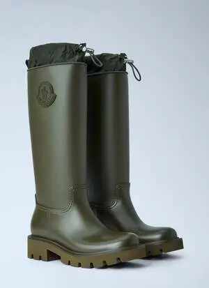 Moncler Kickstream High Rain Boots - Green