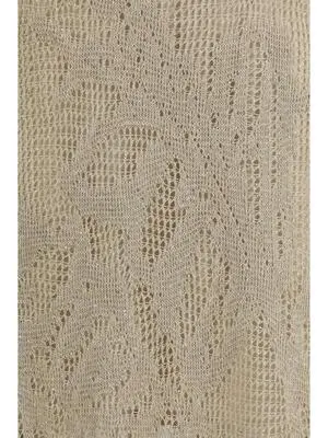 Brunello Cucinelli Dazzling Water Lillies Dress - Cream