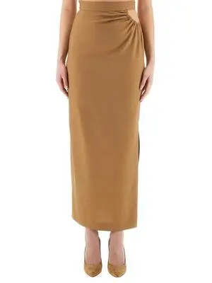 Max Mara Navona Long Skirt - Cream