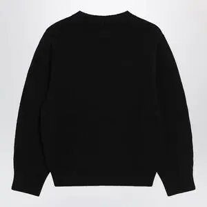 TOTEME Cotton Crewneck Sweater - Black