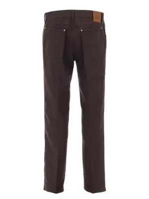 TOM FORD Wool Blend Trousers - Brown
