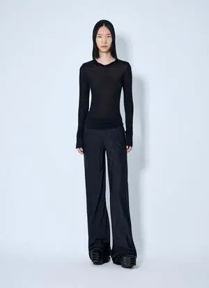 Rick Owens Long Sleeve Hooded Top