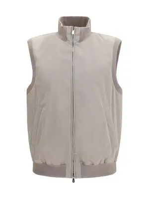 Brunello Cucinelli Sleeveless Vest Jacket - Gray