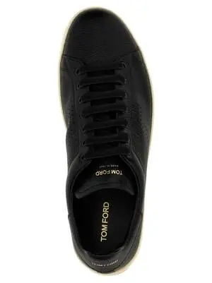 TOM FORD Logo Leather Sneakers - Multicolor