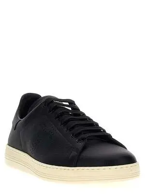 TOM FORD Logo Leather Sneakers - Multicolor