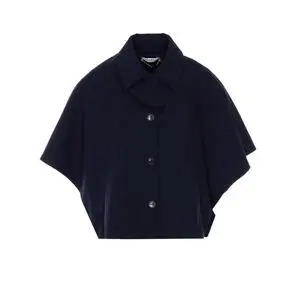 Max Mara Paggio Drip-proof Gabardine Hood - Blue