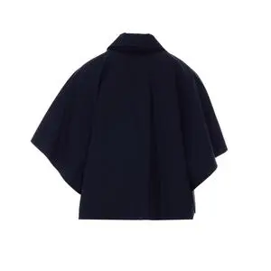 Max Mara Paggio Drip-proof Gabardine Hood - Blue