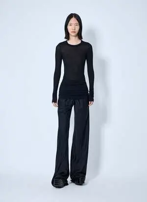 Rick Owens Long Sleeve Sheer Knit Top