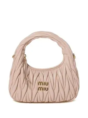 Miu Miu Leather Hobo Bag - Multicolor