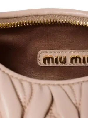 Miu Miu Leather Hobo Bag - Multicolor