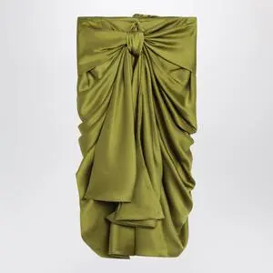 Chloé Draped Silk Skirt