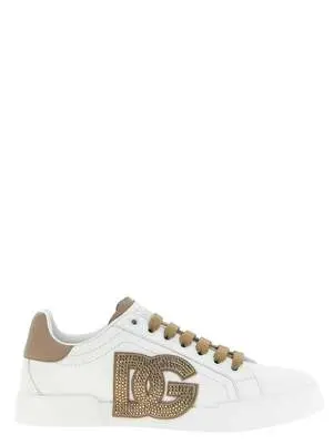 Dolce & Gabbana Portofino' Sneakers - Cream