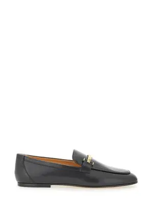 TOD'S Leather Loafer - Black