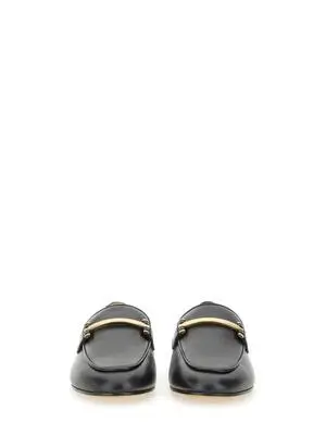 TOD'S Leather Loafer - Black