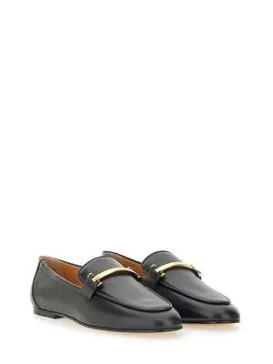TOD'S Leather Loafer - Black