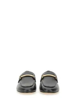 TOD'S Leather Loafer - Black