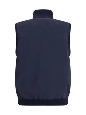 Brunello Cucinelli Sleeveless Vest Jacket - Blue