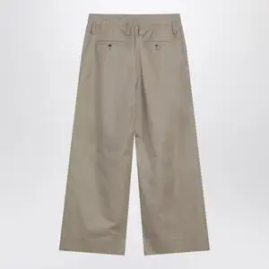 Alexander McQueen Beige Cotton Gabardine Chino Pants