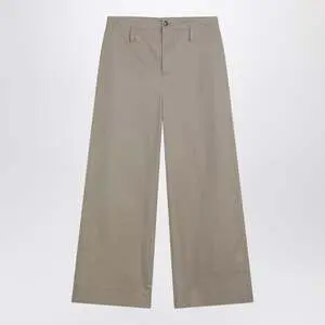 Alexander McQueen Beige Cotton Gabardine Chino Pants - Cream