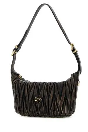 Miu Miu Dark Leather Handbag