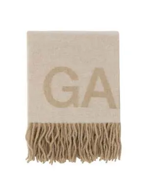 GANNI Scarf - White
