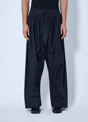 VIVIENNE WESTWOOD Wide-leg Drawstring Trousers - Black