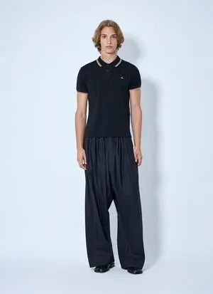 VIVIENNE WESTWOOD Wide-leg Drawstring Trousers - Black